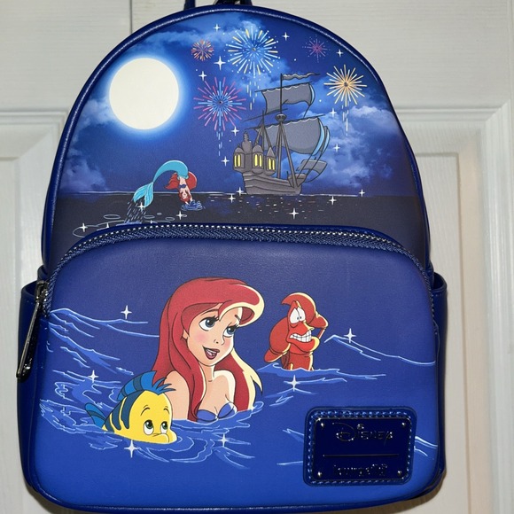 Loungefly | Bags | New Loungefly The Little Mermaid Ariel Fireworks ...